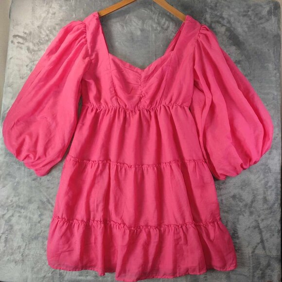 Beyond Word | Dresses | Beyond Words Womens Xl Vibrant Pink Soft Girl ...